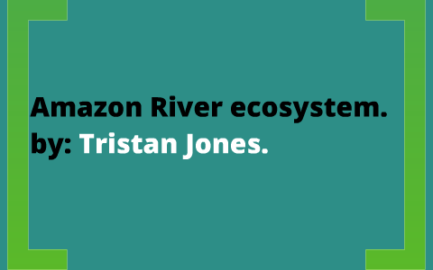 Amazon River Ecosystem by Tristan Jones on Prezi