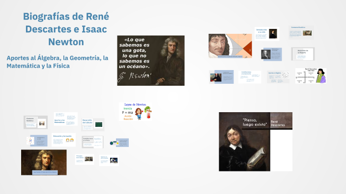 Biografías de René Descartes e Isaac Newton by katherin gonzalez on Prezi