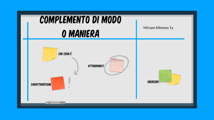 complemento modo o maniera by Miriam Mimmo on Prezi