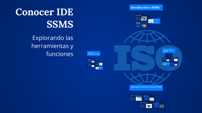 Conocer IDE SSMS by Mauricio Saavedra on Prezi