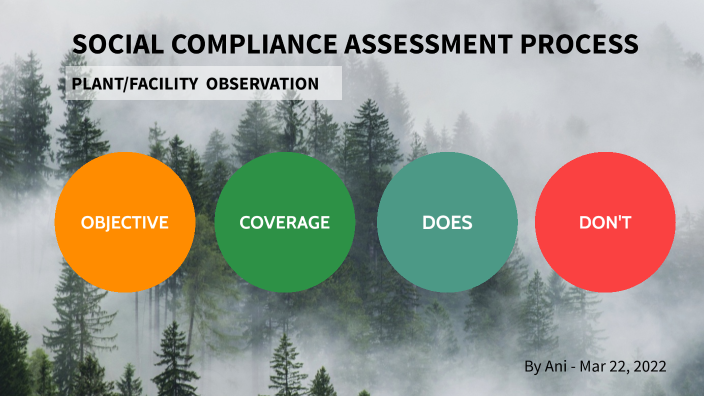 SOCIAL COMPLIANCE ASSESSMENT PROCESS by Niqza Niqza on Prezi