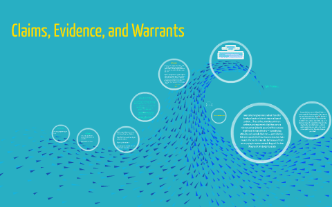 Claims, Evidence, and Warrants by L Katherine Cooper on Prezi
