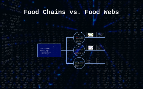 Food Chains vs. Food Webs by Kenneth Quazza on Prezi