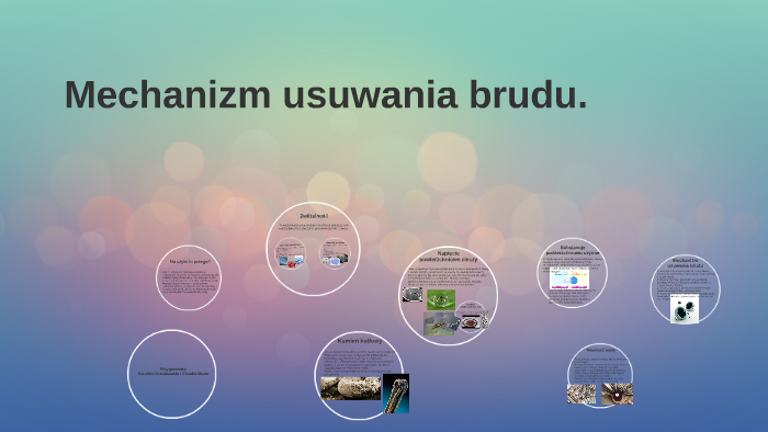 Mechanizm usuwania brudu. by Klaudia Mazur on Prezi
