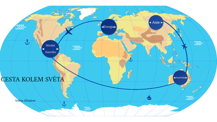 cesta kolem světa by andy kloudova on Prezi