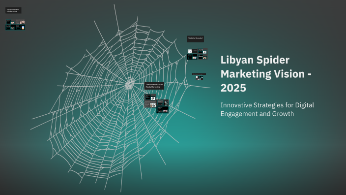 Libyan Spider Marketing Vision - 2025 by Alaa Sweedan on Prezi