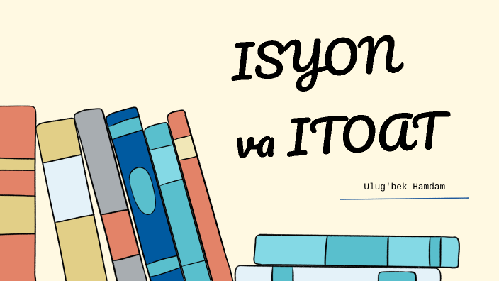 "Isyon va Itoat" Ulug'bek Hamdam by Sevara Erkinova on Prezi