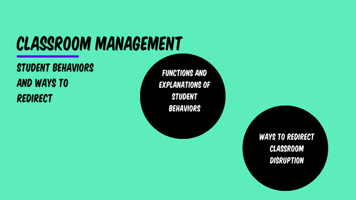 Student Behavior & Ways to Redirect Classroom Disruption by Myra N ...