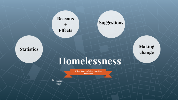 Native Hawaiian Homelessness in Hawaii by Joshua Rego on Prezi
