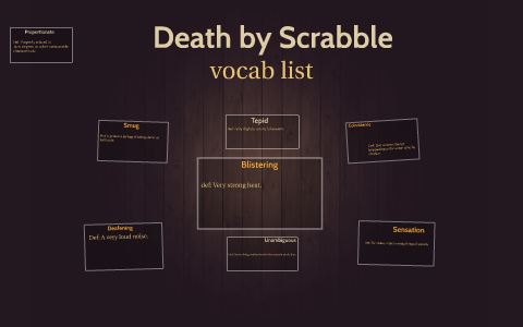 Death by Scrabble by Cole Deike on Prezi