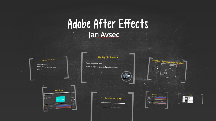 After Effects Presentation - Jan Avsec by Jan Avsec on Prezi