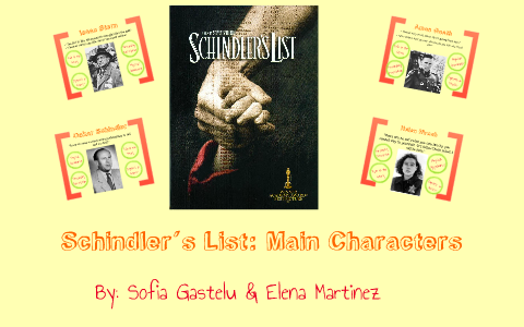 Schindler´s List- Main Characters by Elena Martinez
