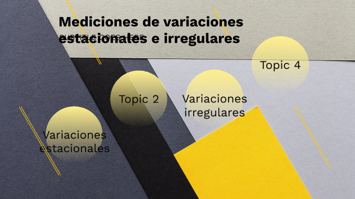 Medición de las Variaciones estacionales e irregulares. by Bryan ...