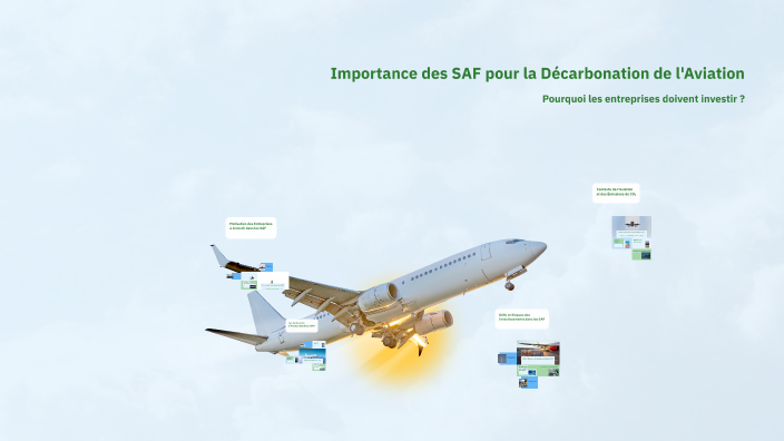 Importance des SAF pour la Décarbonation de l'Aviation by Emmanuel ...