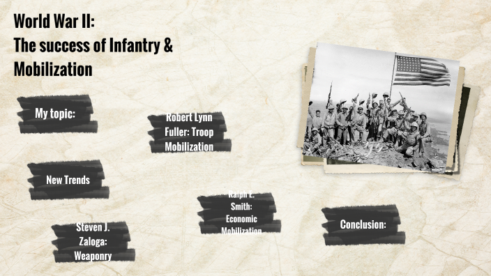 Mobilization and infantry in World War II by Mariana Vivanco