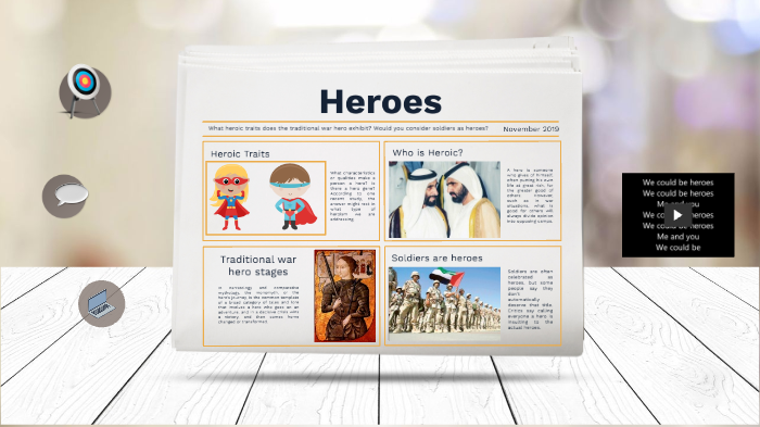 What heroic traits does the traditional war hero exhibit? by Maryam A ...