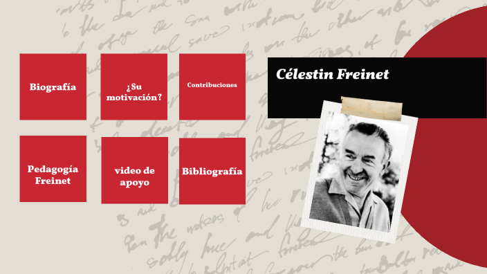 Célestin Freinet by Carlos Emmanuel Esparza Sanchez on Prezi