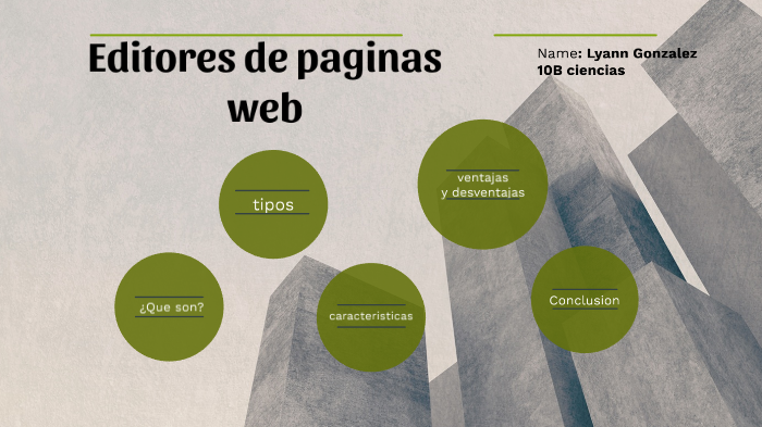 Editores de paginas web by lyann gonzalez on Prezi