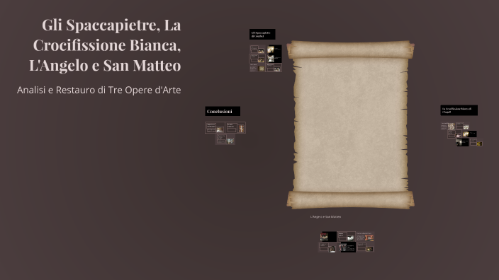 Gli spaccapietre, La crocifissione bianca e l’Angelo e San Matteo by ...