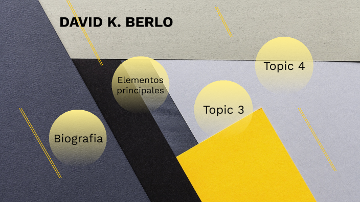 David k. berlo by Jazmine NIcole on Prezi