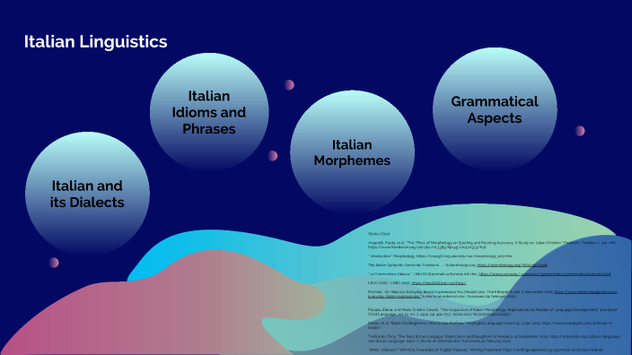 Italian Linguistics by on Prezi