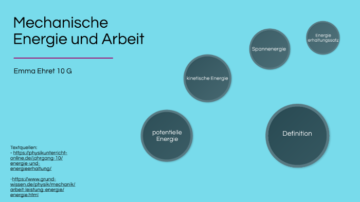 Mechanische Energie und Arbeit by Emma Ehret on Prezi