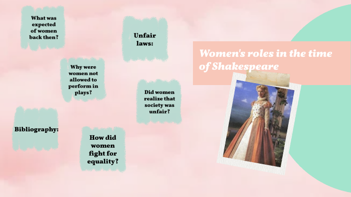 Womens roles in the time of Shakespeare by anneliese breiner on Prezi