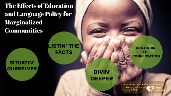 The Effects of Education and Language Policies on Marginalized ...