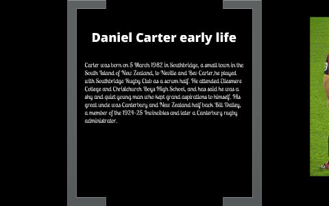 Dan Carter by Tk Kahu on Prezi
