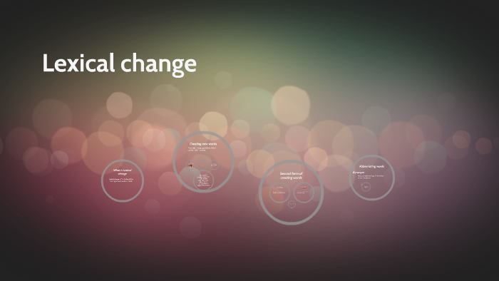 Lexical change by Heitienne Guimaraes on Prezi