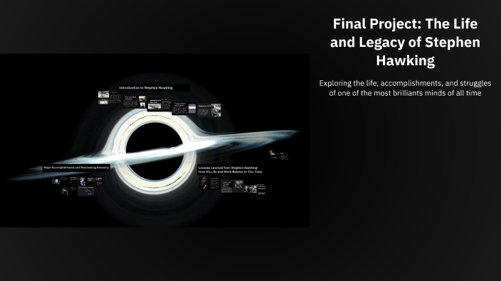 Final Project: The Life and Legacy of Stephen Hawking by Riley Fahey on ...