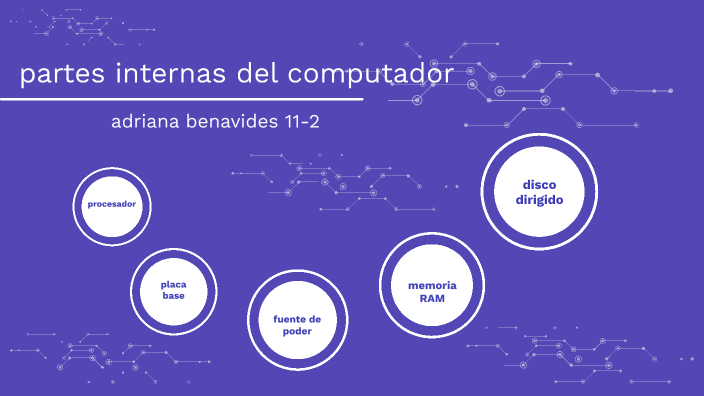 partes internas del computador by adriana benavides on Prezi
