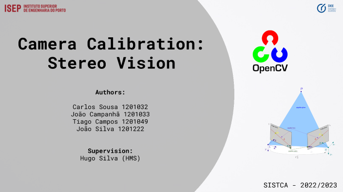 Camera Calibration: Stereo Vision by John Station on Prezi