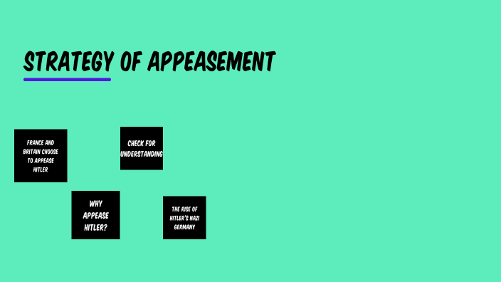 Strategy of Appeasement by Ian Laughlin on Prezi