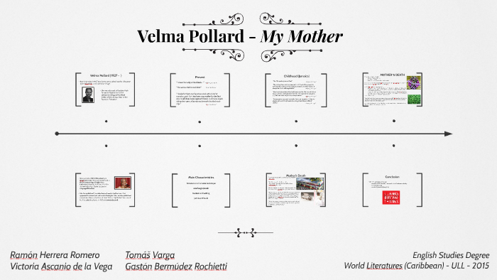 Velma Pollard - My Mother by Ramón Manuel Herrera Romero on Prezi