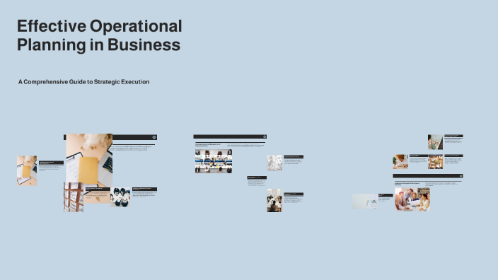 Effective Operational Planning by Thomas Make on Prezi