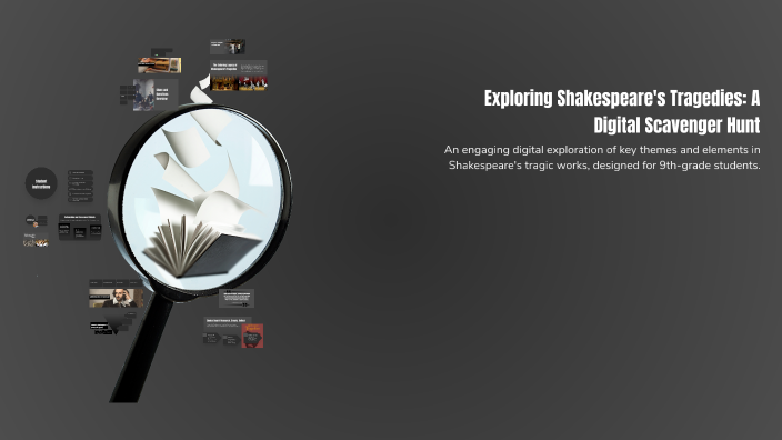 Exploring Shakespeare's Tragedies: A Digital Scavenger Hunt by Kraig ...