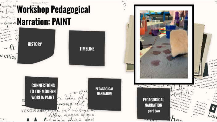 Workshop Pedagogical Narration: PAINT by Radojka Gordic on Prezi