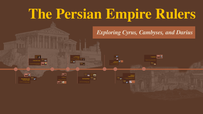 The Persian Empire Rulers by erron black on Prezi