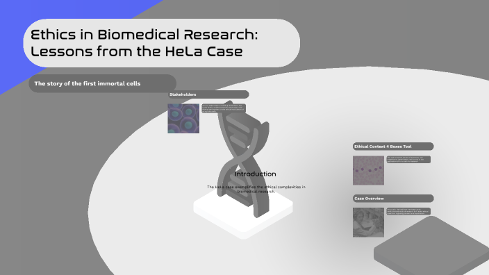 Ethics in Biomedical Research: Lessons from the HeLa Case by Leo ...