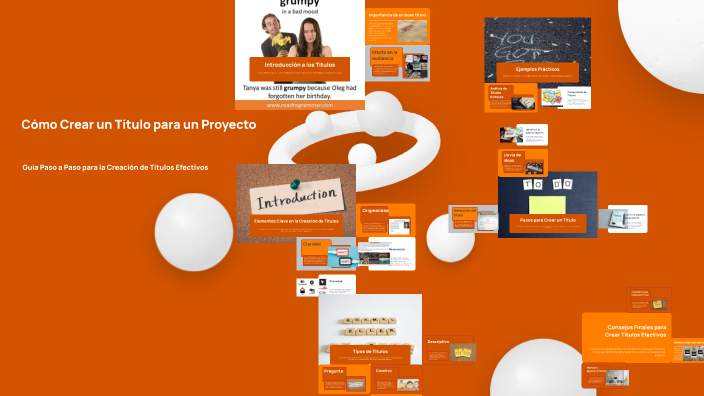 Cómo Crear un Título para un Proyecto by Veronica Maribel Islas Rivera ...