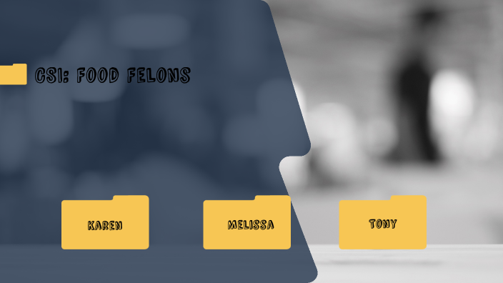 CSI: Food Felons by Derriah Jones on Prezi
