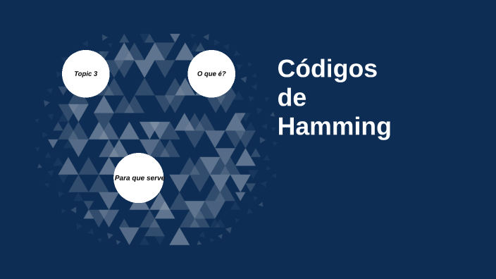 Códigos de Hamming by Tiago Rodrigues on Prezi
