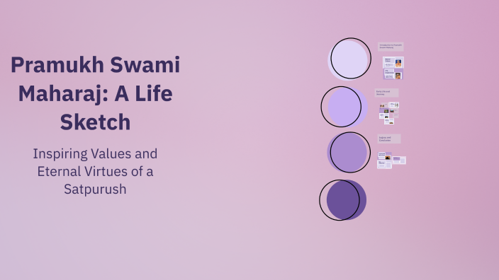 Pramukh Swami Maharaj: A Life Sketch by Priyesh Patel on Prezi
