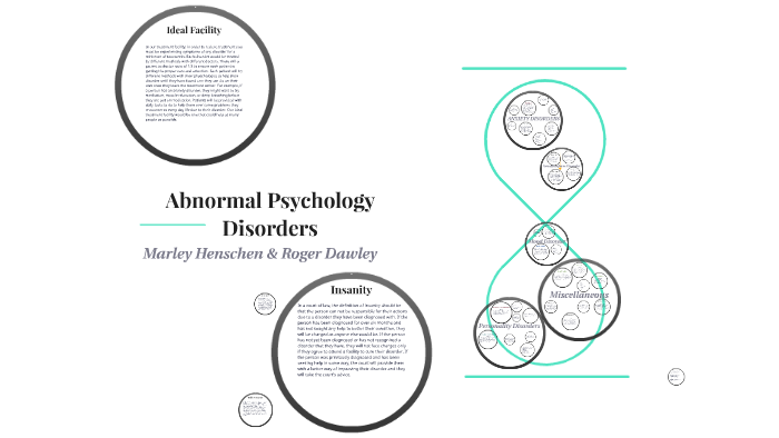 Abnormal Psychology Disorders by Marley Henschen on Prezi