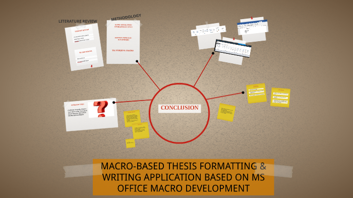 MACRO-BASED THESIS FORMATTING & WRITING APPLICATION BASED ON by Ludfi ...