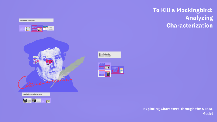 To Kill a Mockingbird: Analyzing Characterization by Man Face on Prezi