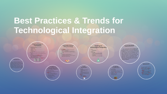 Best Practices & Trends for Technological Integration by Bethany Hansen ...