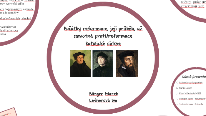 Reformace a protireformace by iva Lefnerova on Prezi