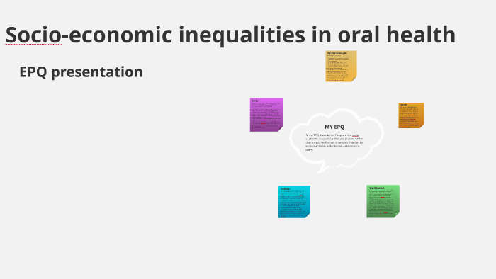 SOcio-economic inequalities in oral health by joanne henry on Prezi